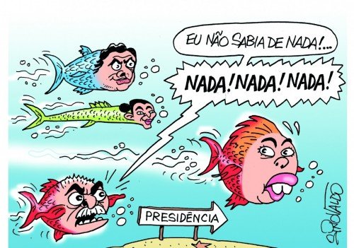Política brasileira é o tema das charges dos jornais desta quinta-feira ...
