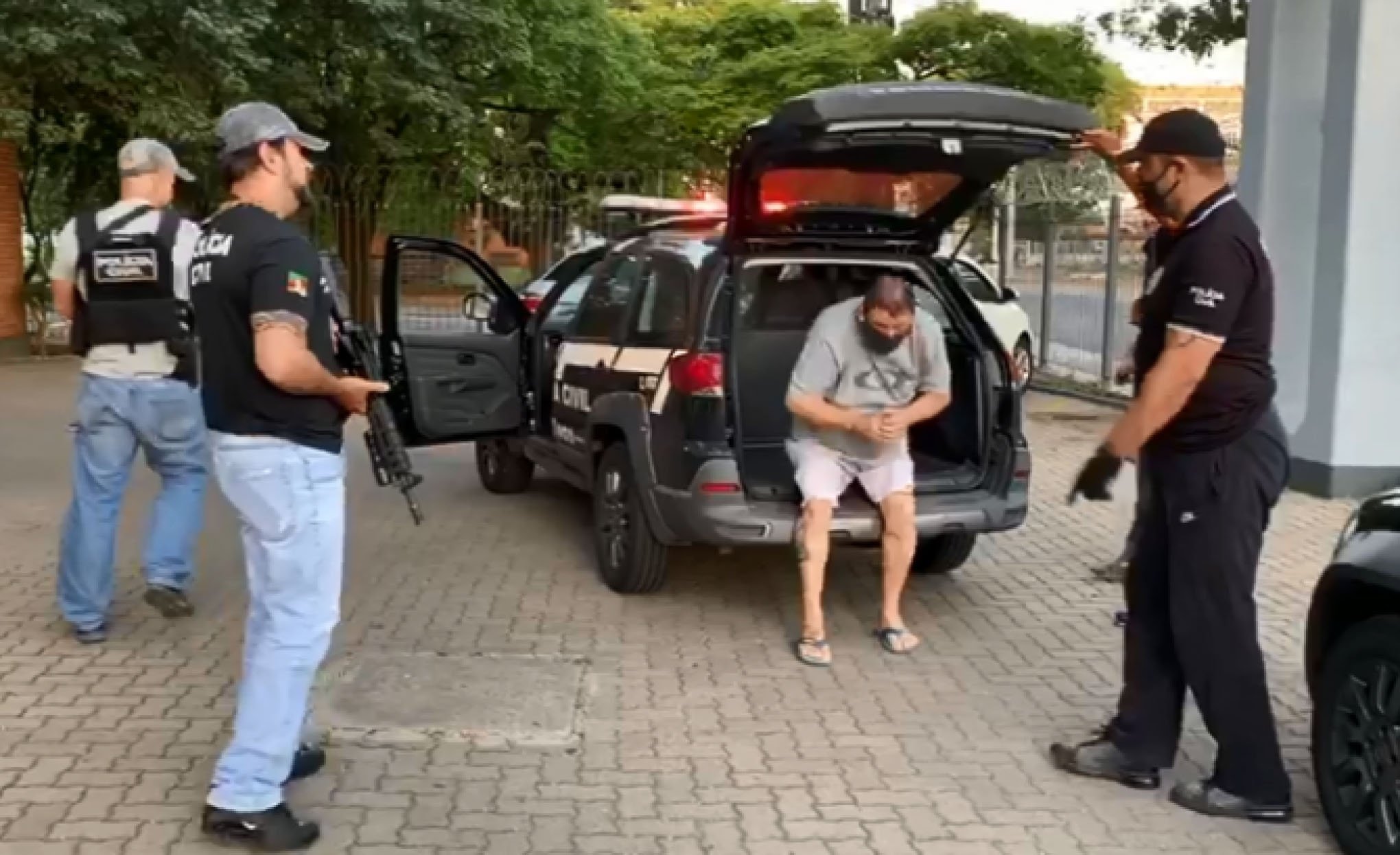 Gordo Dé Preso Em Sc último Grande Líder De Facção Do Rs Que Ainda