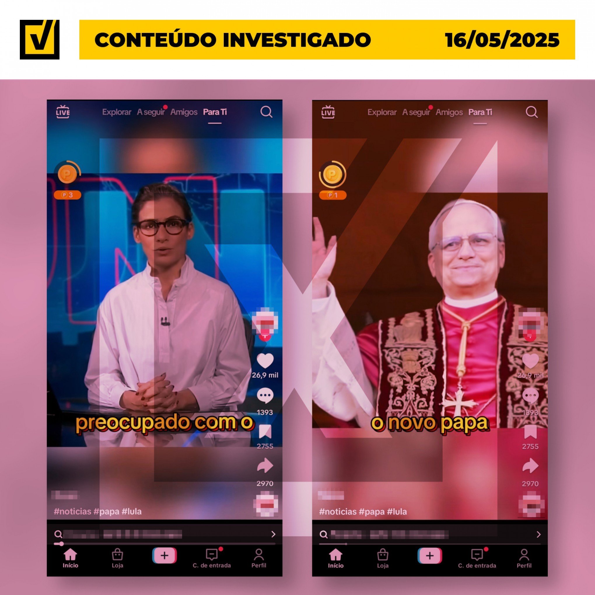 PROJETO COMPROVA: Vídeo usa IA para simular crítica do papa a Lula no ...