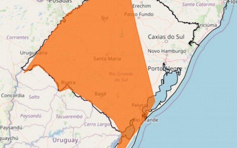 CICLONE: Inmet faz 5 alertas para o Rio Grande do Sul neste início de ...
