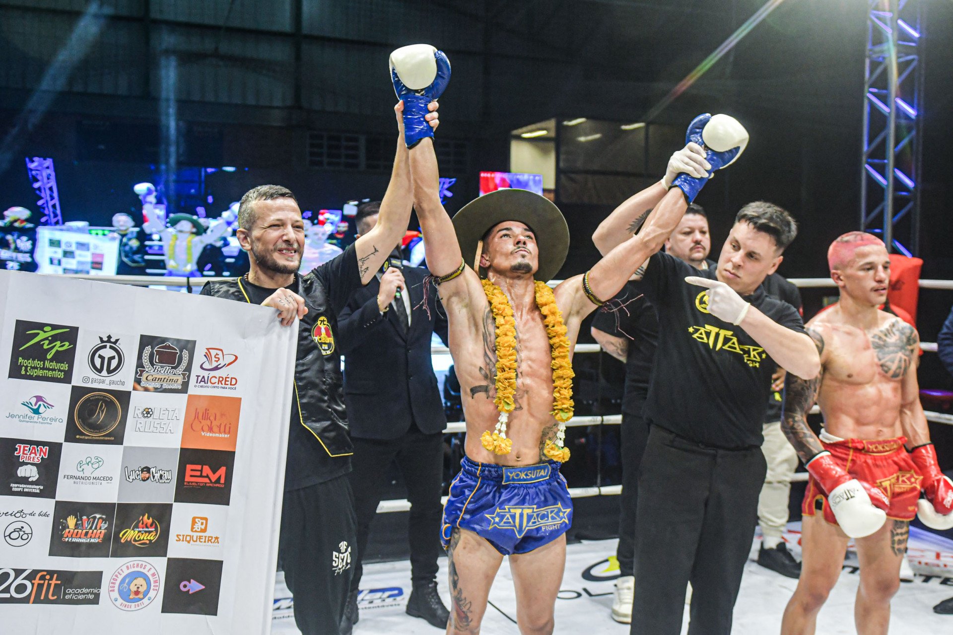 Felipe Fontes conquista cinturão do muay thai com nocaute na Semana ...